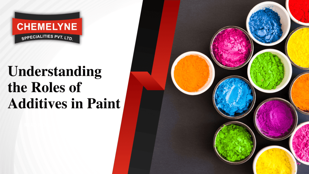 Unveiling the World of Paint Additives: Enhancing Paint Performance for ...